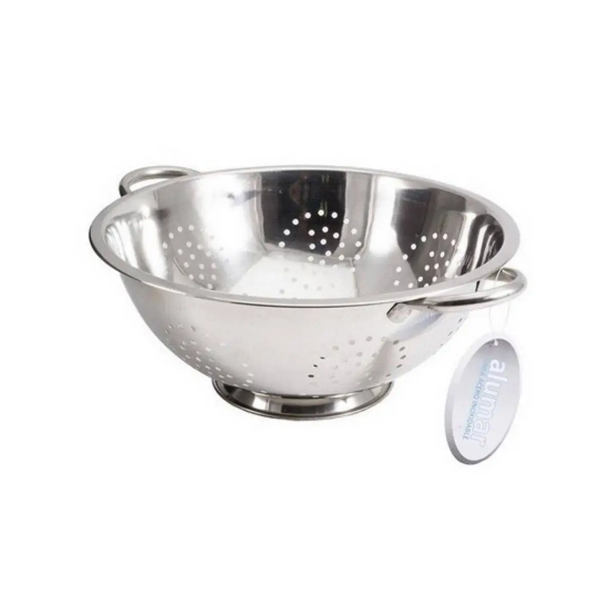 Cernidor con asas 29cm en acero inoxidable alumar